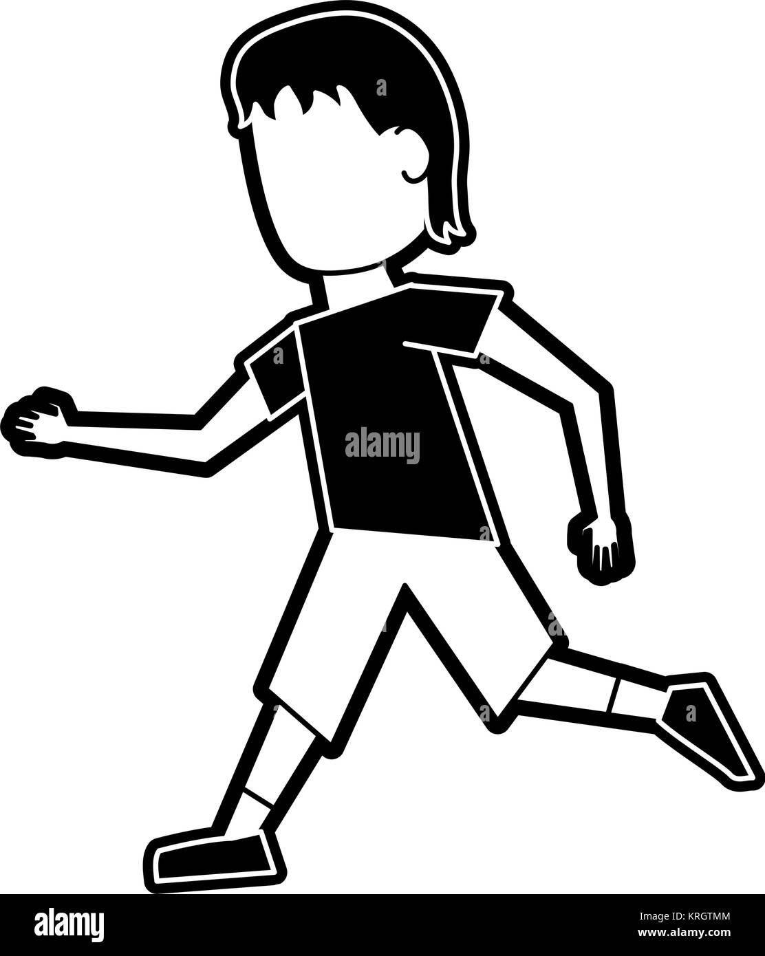 Athlete running cartoon Stock Vector Image & Art - Alamy
