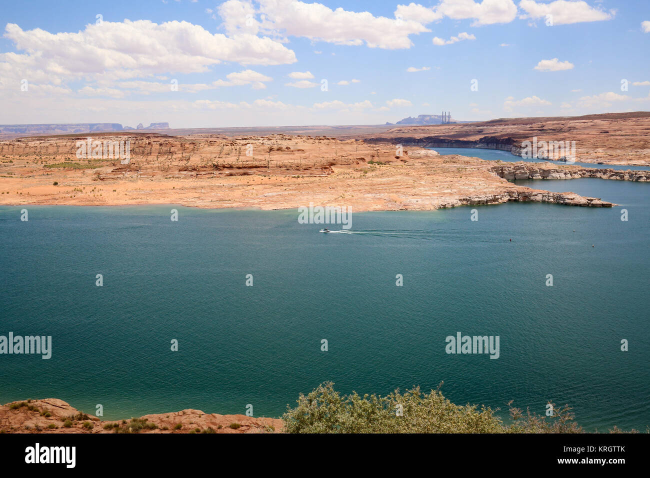 Lake Powell, Arizona with the Salt River Project-Navajo Generating ...