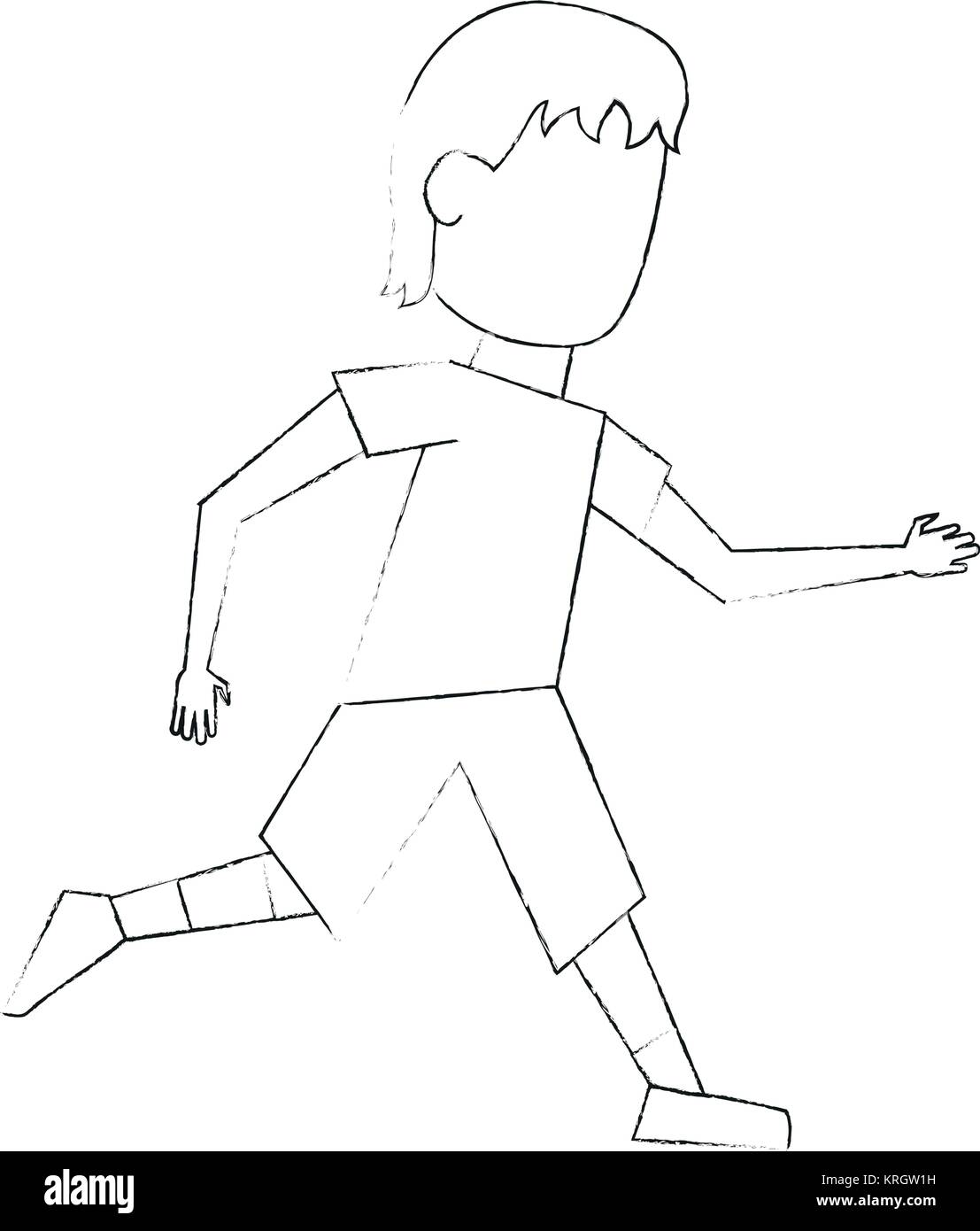 Athlete running cartoon Stock Vector Image & Art - Alamy