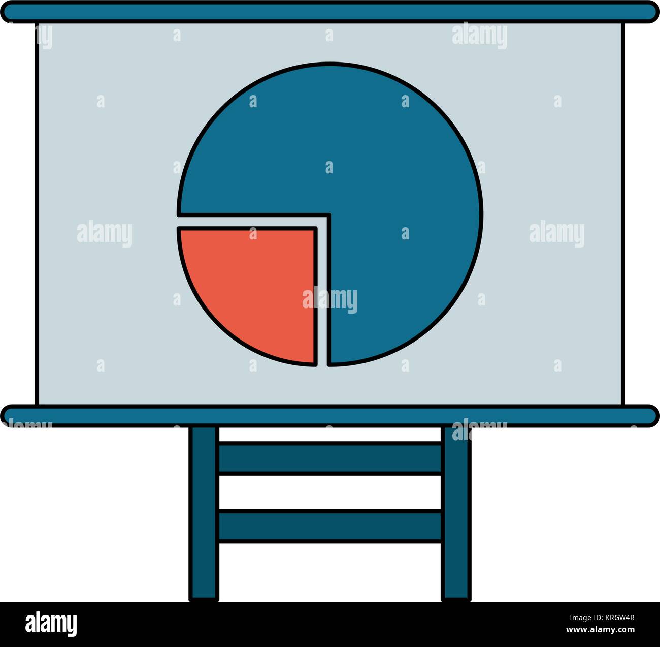 Data presentation whiteboard Stock Vector Images - Alamy