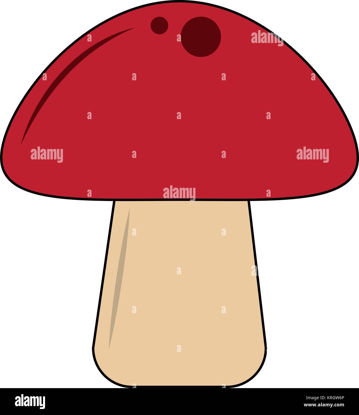 red fungus symbol Stock Vector Image & Art - Alamy