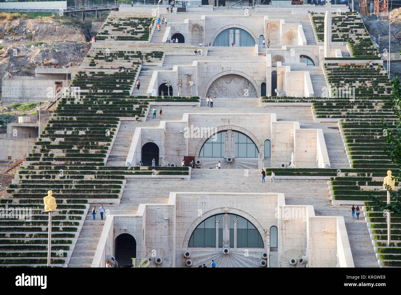 Cascade of Yerevan Stock Photo - Alamy