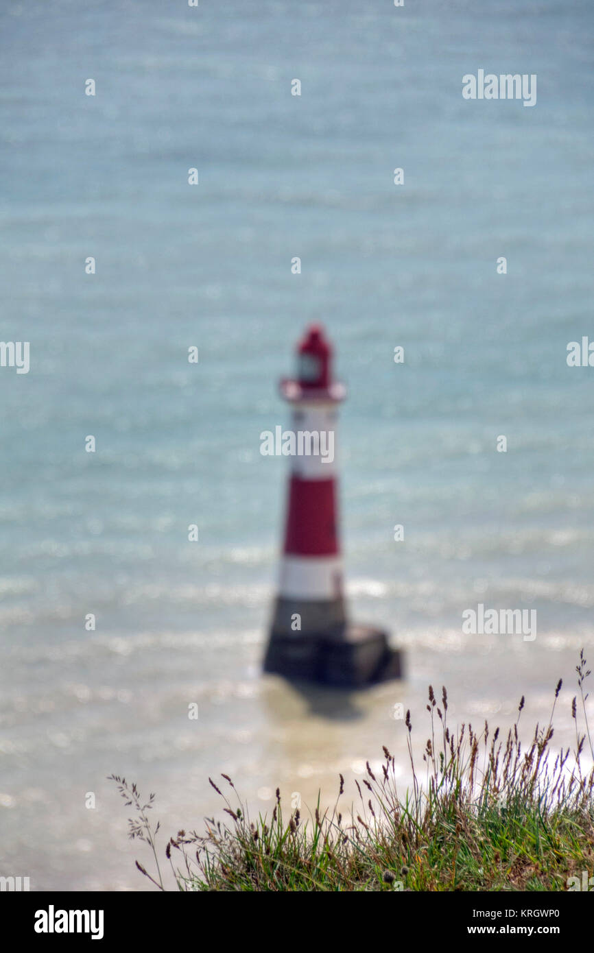 beachy head lighthouse brighton Stock Photo - Alamy