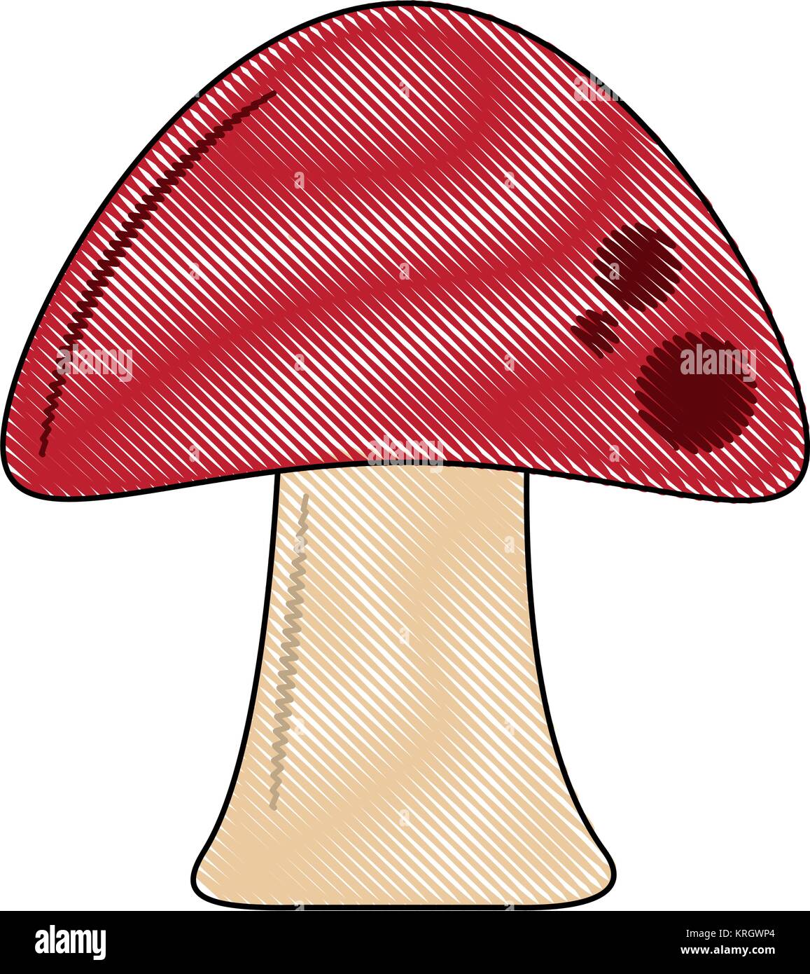 red fungus symbol Stock Vector Image & Art - Alamy