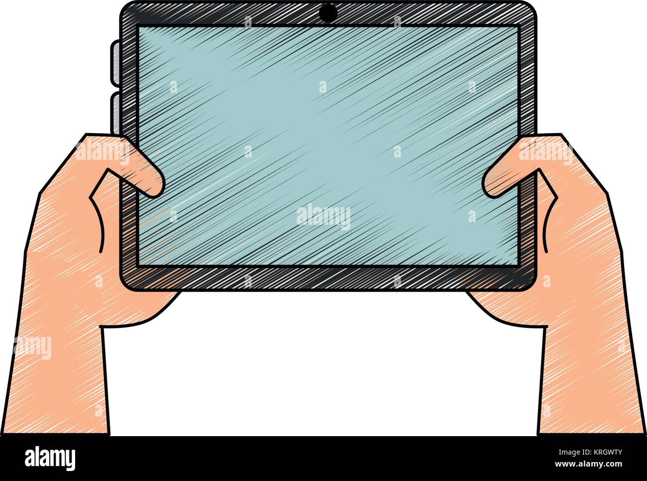 Tablet technology isolated Stock Vector Image & Art - Alamy