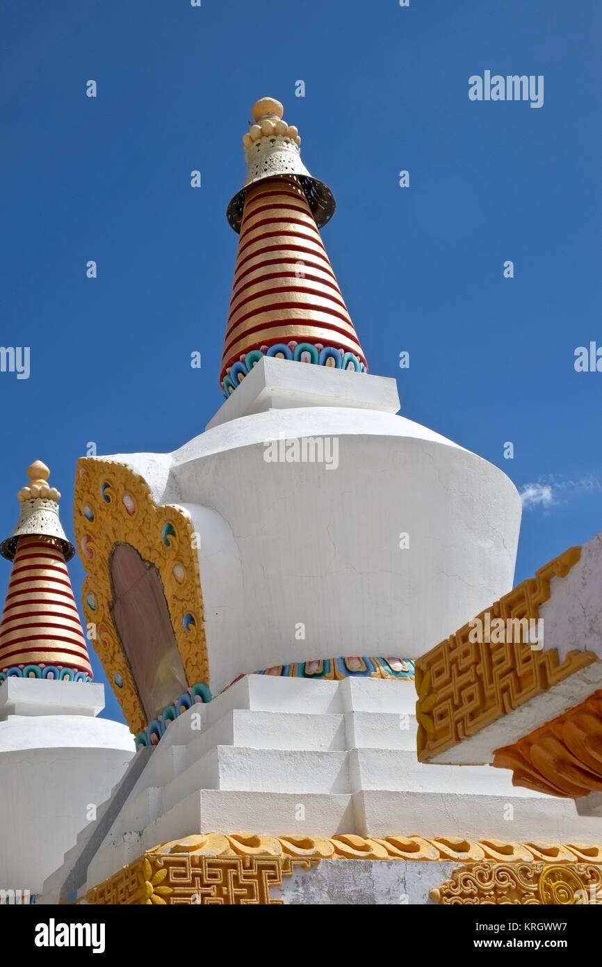 Kaza Sakya Tenggyu Monastery, Himachal Pradesh, India. Newly built ...