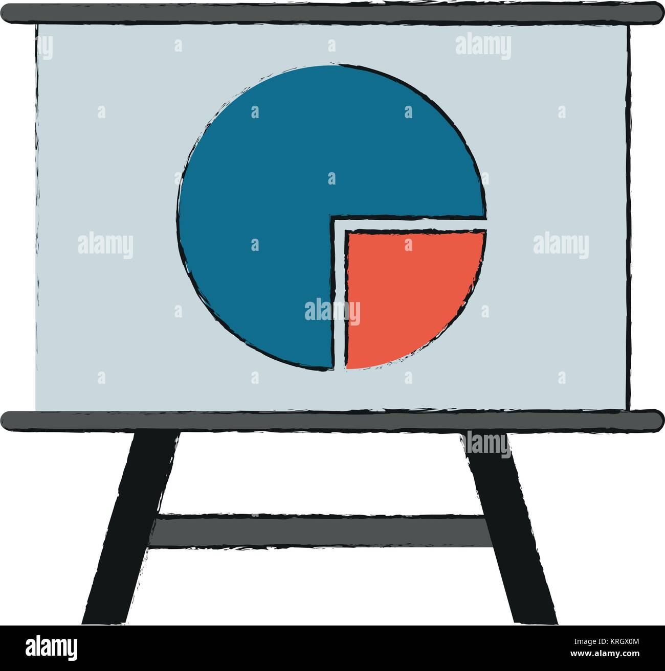 Business people flipchart planning concept Stock Vector Images - Alamy