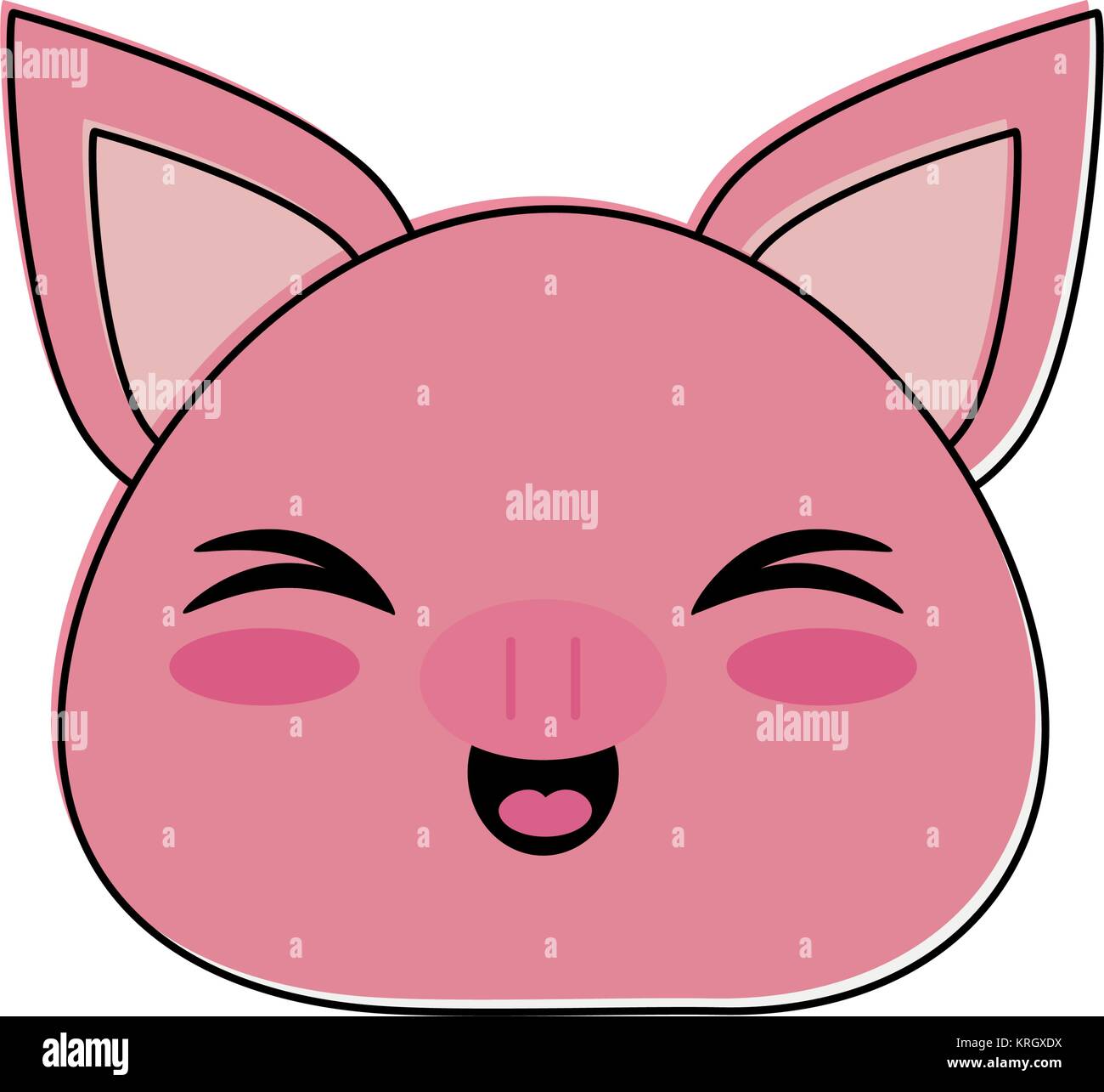 Cute pig cartoon Stock Vector Image & Art - Alamy