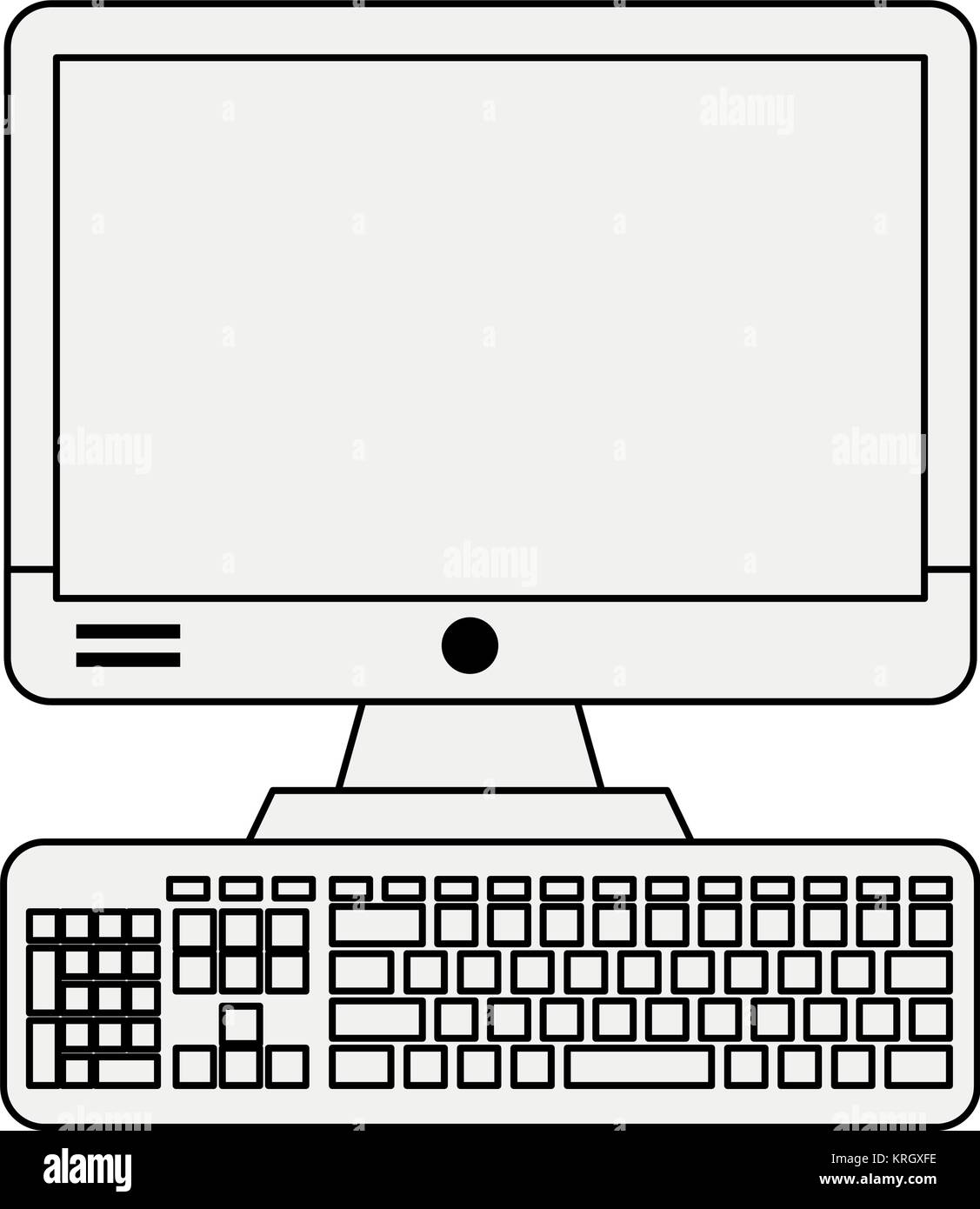 Pc screen technology Stock Vector Image & Art - Alamy