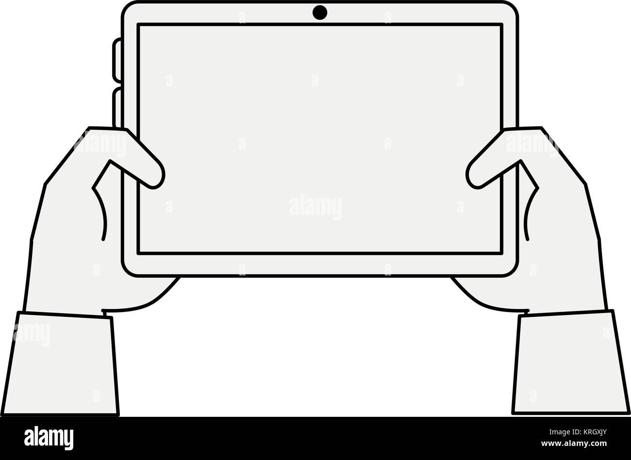 Tablet technology isolated Stock Vector Image & Art - Alamy