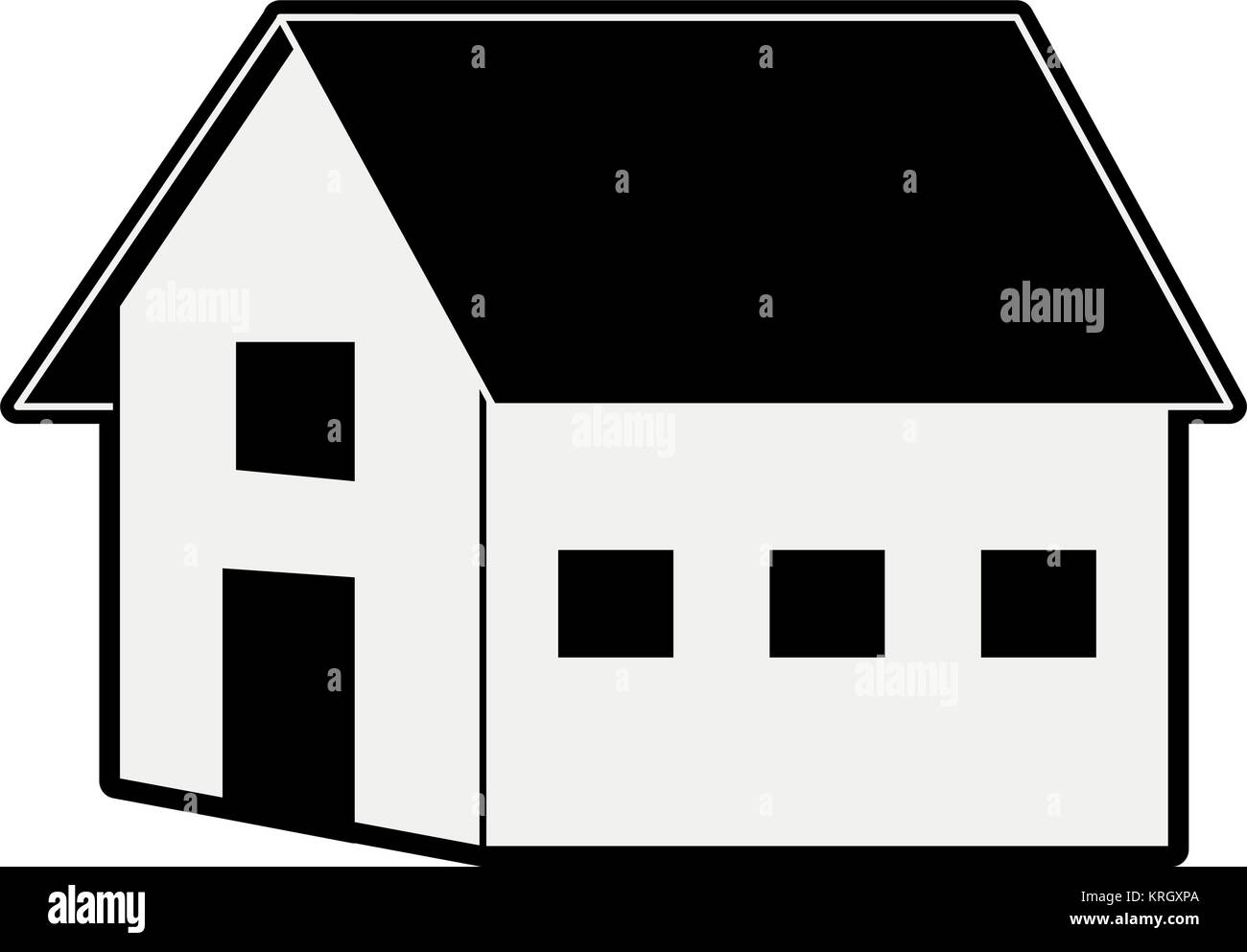 Farm house symbol Stock Vector Image & Art - Alamy