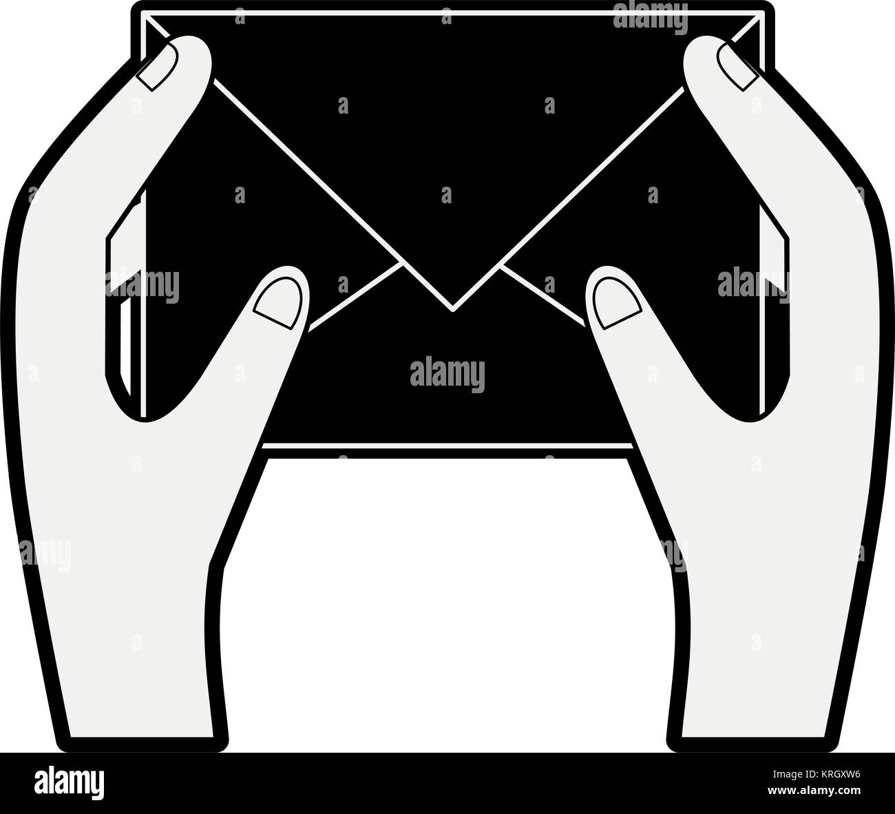 Mail envelope symbol Stock Vector Image & Art - Alamy