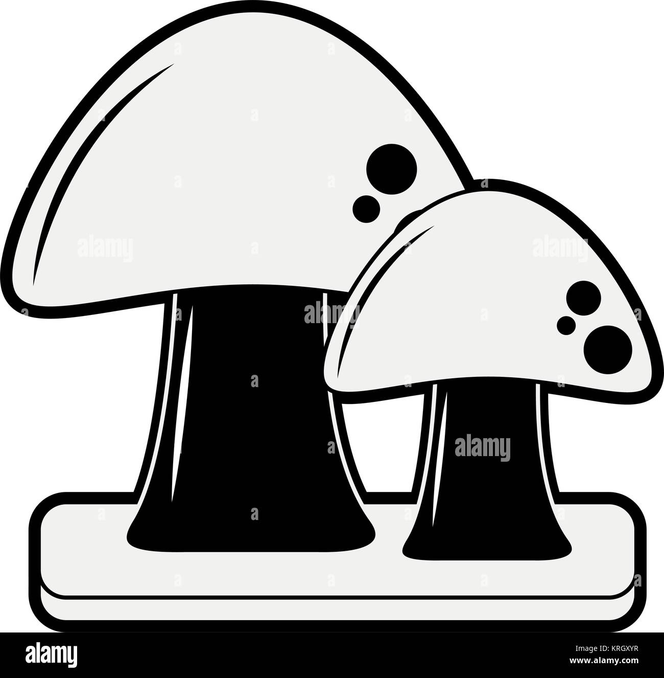 red fungus symbol Stock Vector Image & Art - Alamy