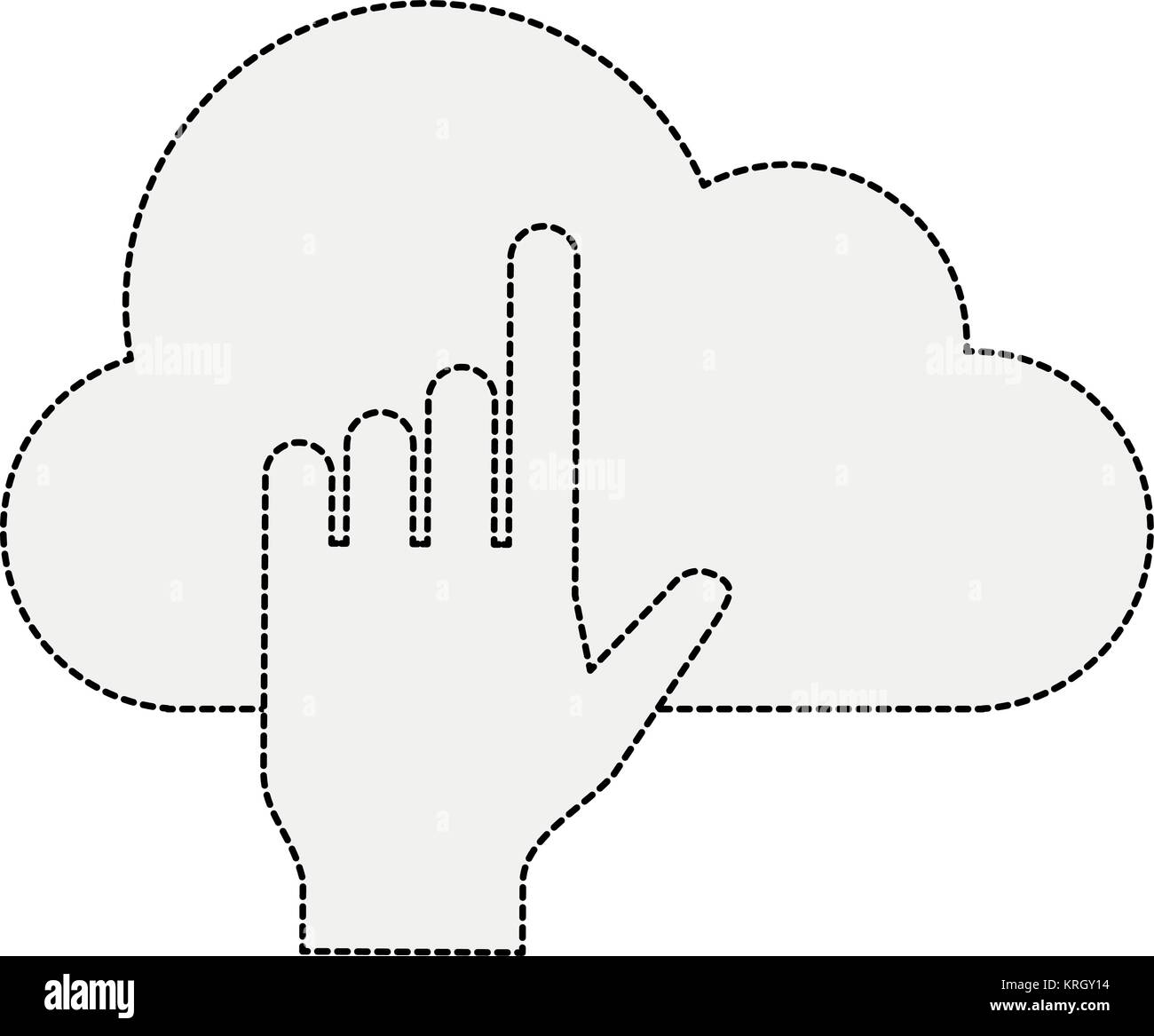 Cloud computing symbol Stock Vector Image & Art - Alamy