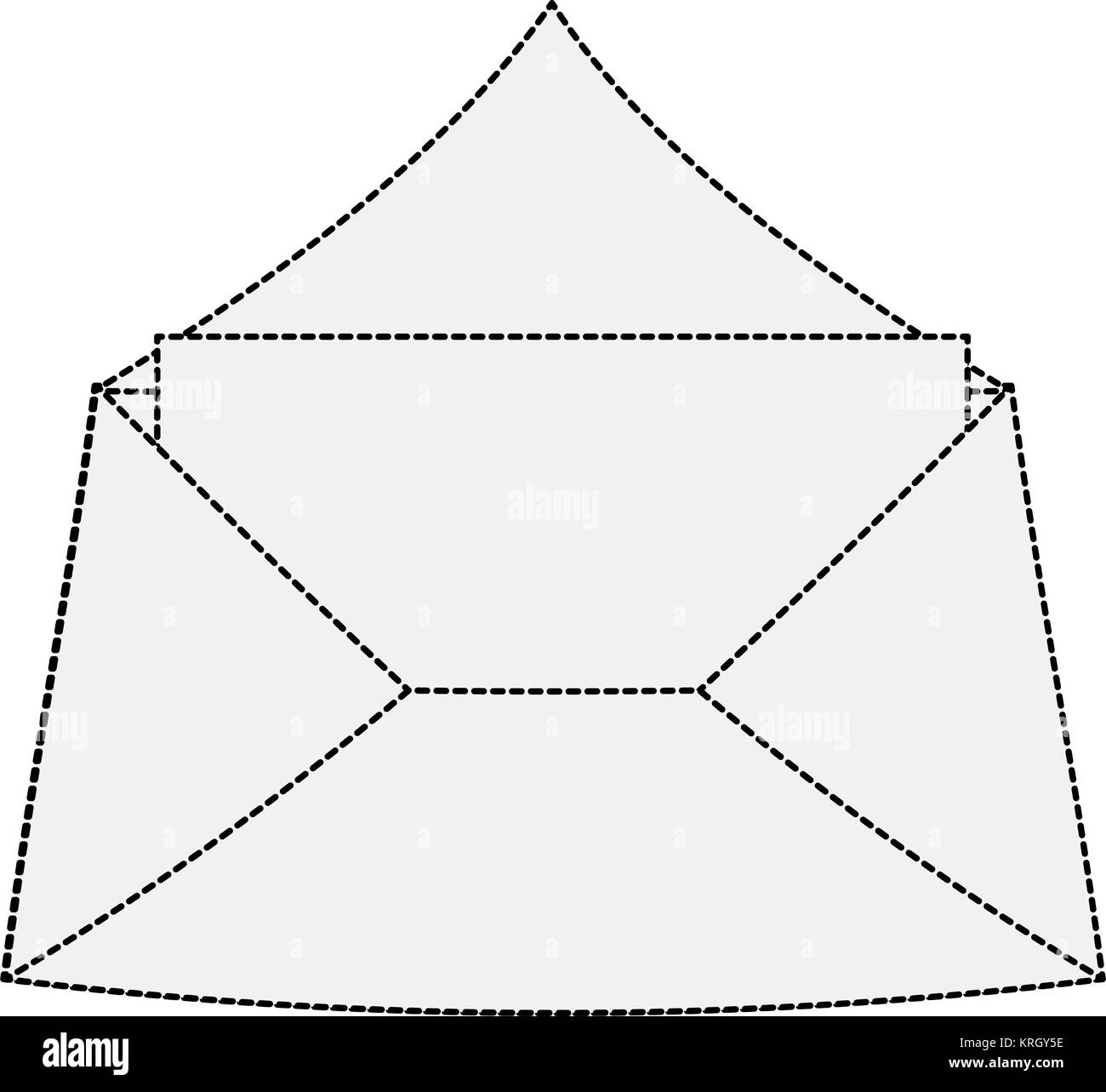 Mail envelope open Stock Vector Image & Art - Alamy