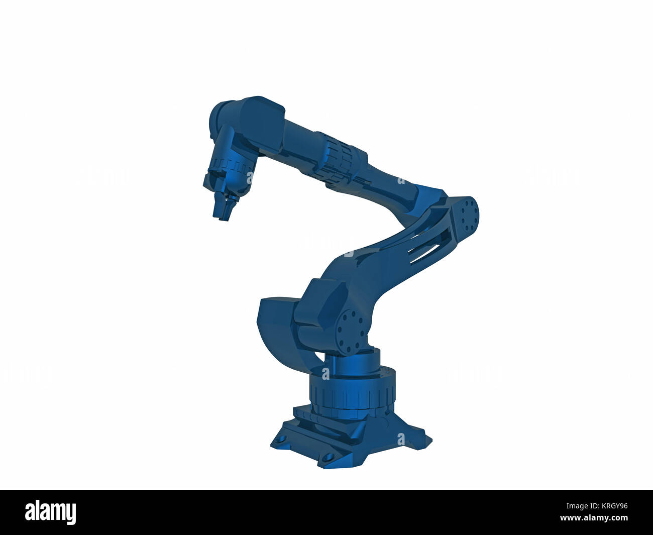 industrial robot with gripper arm free Stock Photo - Alamy