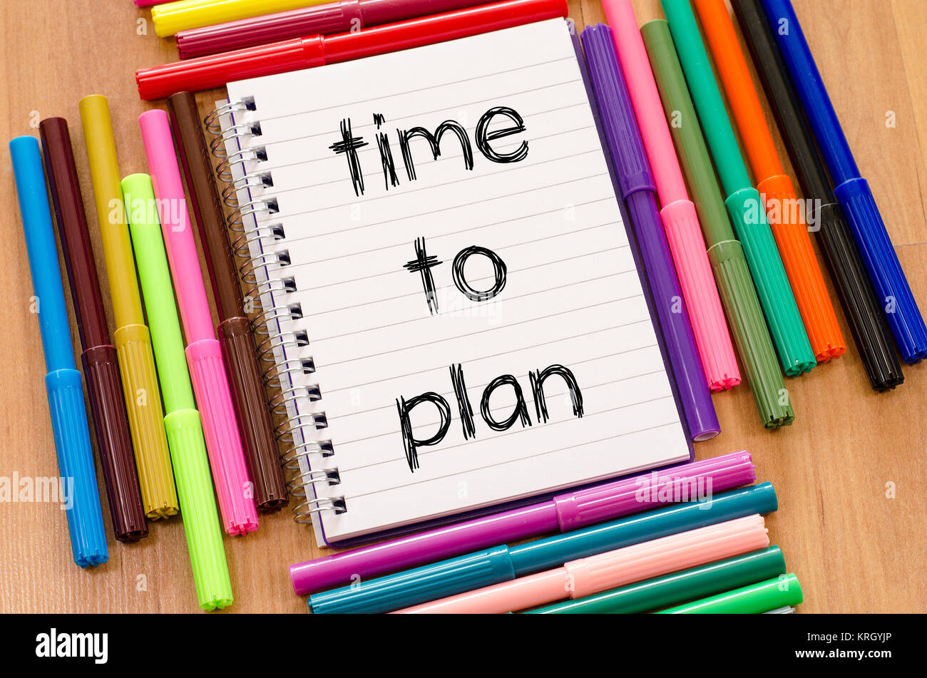 Time to plan text concept Stock Photo - Alamy