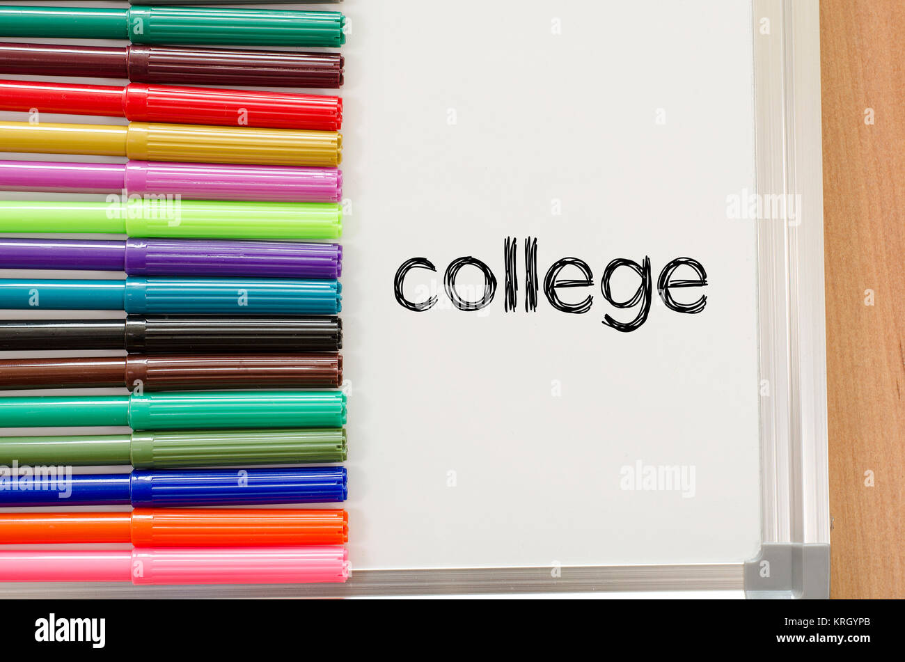 College text concept Stock Photo - Alamy
