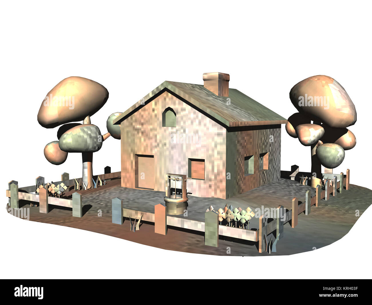 Cartoon cottage hi-res stock photography and images - Alamy