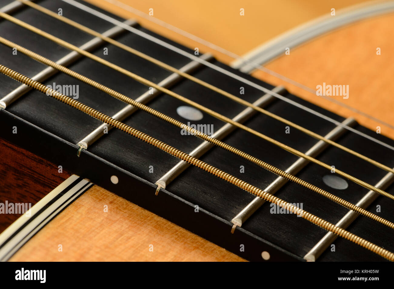 fingerboard of a guitar Stock Photo - Alamy