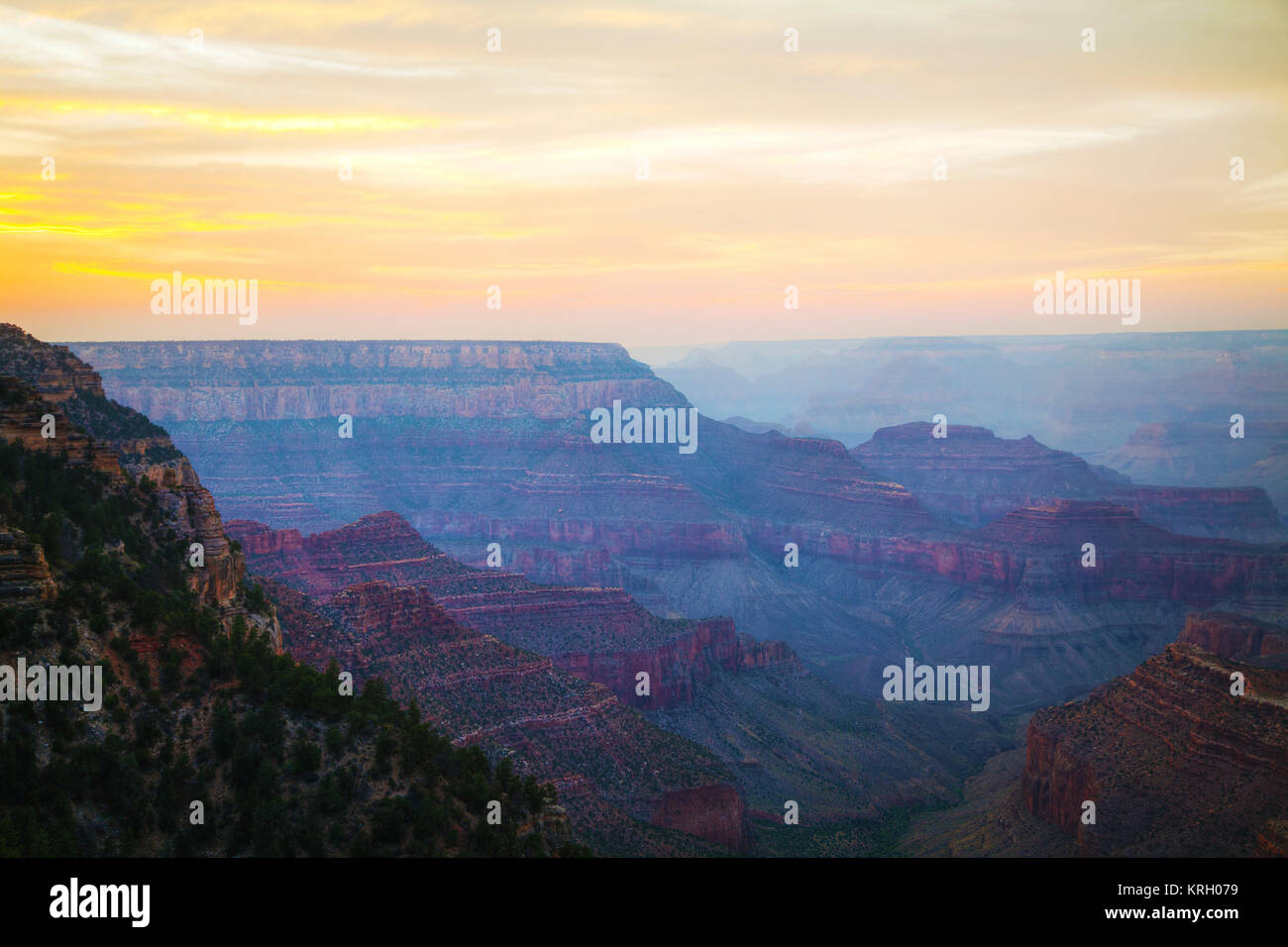 Grand Canyon National Park overview Stock Photo - Alamy