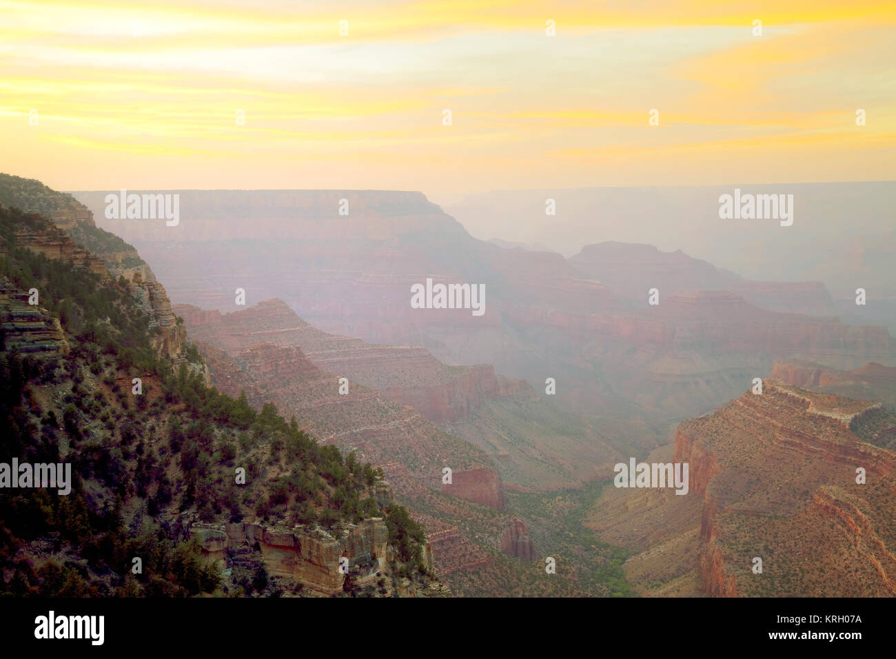 Grand Canyon National Park overview Stock Photo - Alamy