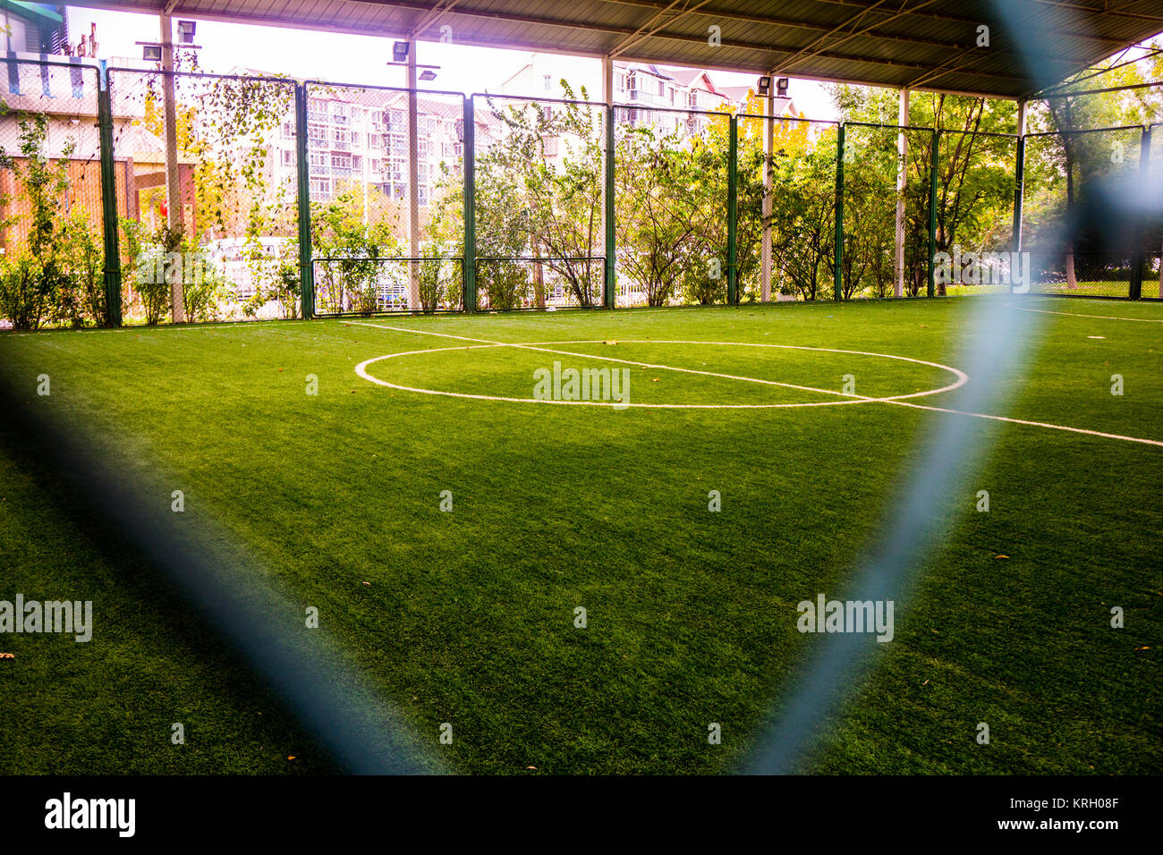 Small football field hi-res stock photography and images - Alamy