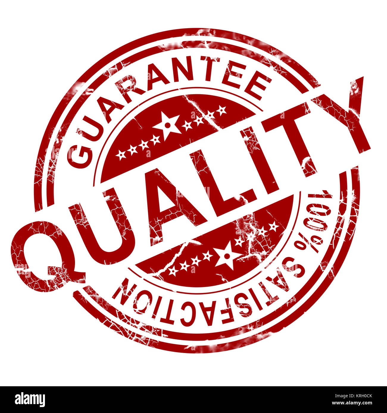 Red quality stamp Stock Photo - Alamy