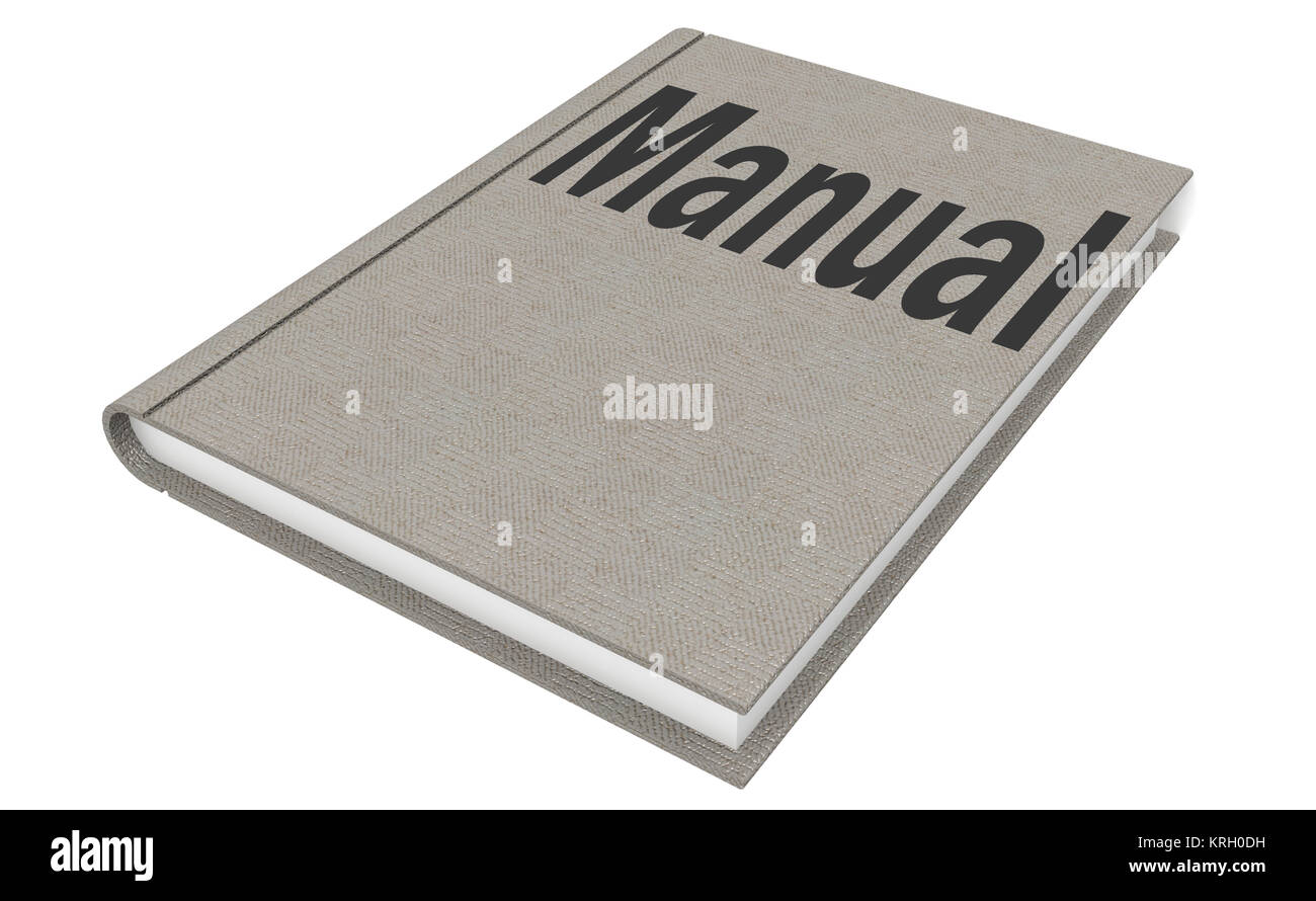 User manual concept book hi-res stock photography and images - Alamy