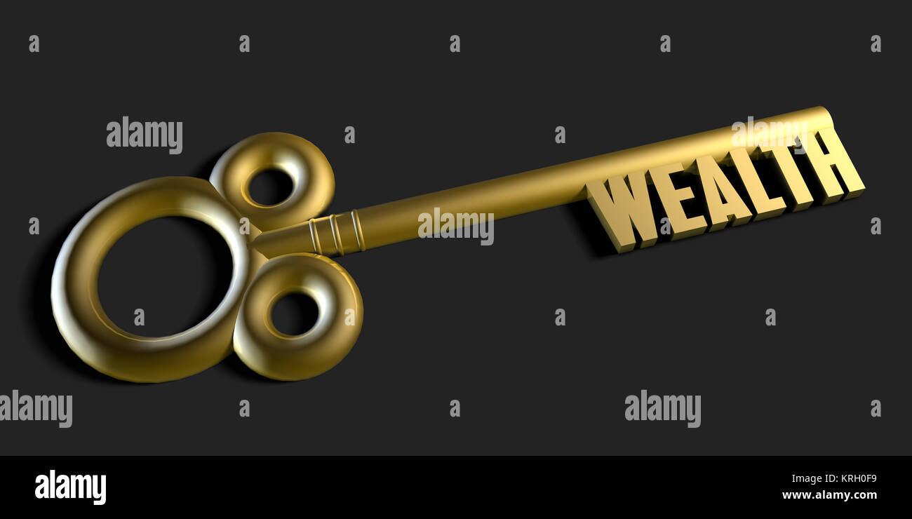 Key To Your Wealth Stock Photo - Alamy