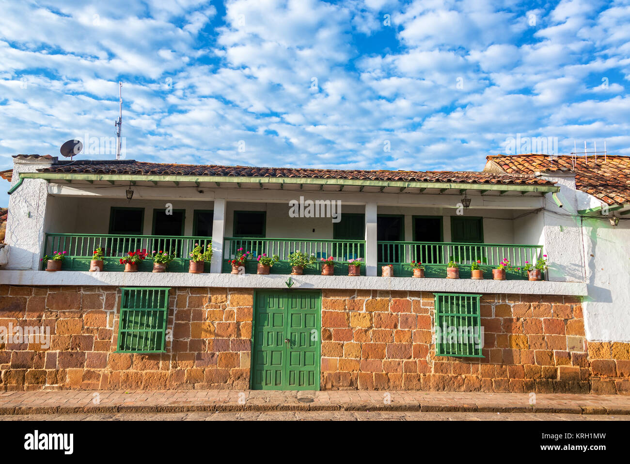 Beautiful Colonial Architecture Stock Photo - Alamy