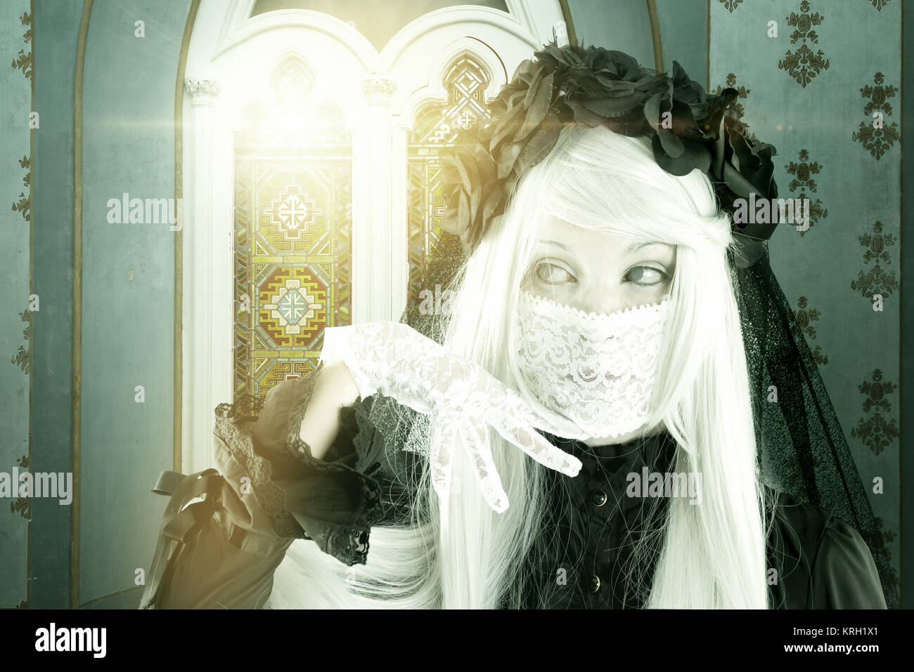 Victorian mourning doll hi-res stock photography and images - Alamy