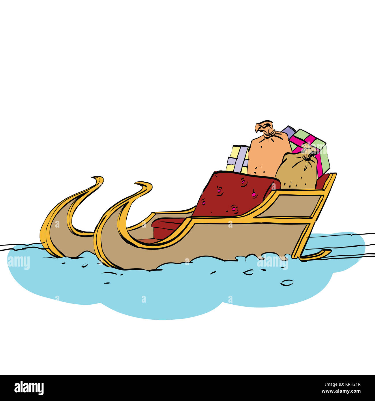 Merry christmas vintage winter Cut Out Stock Images & Pictures - Alamy