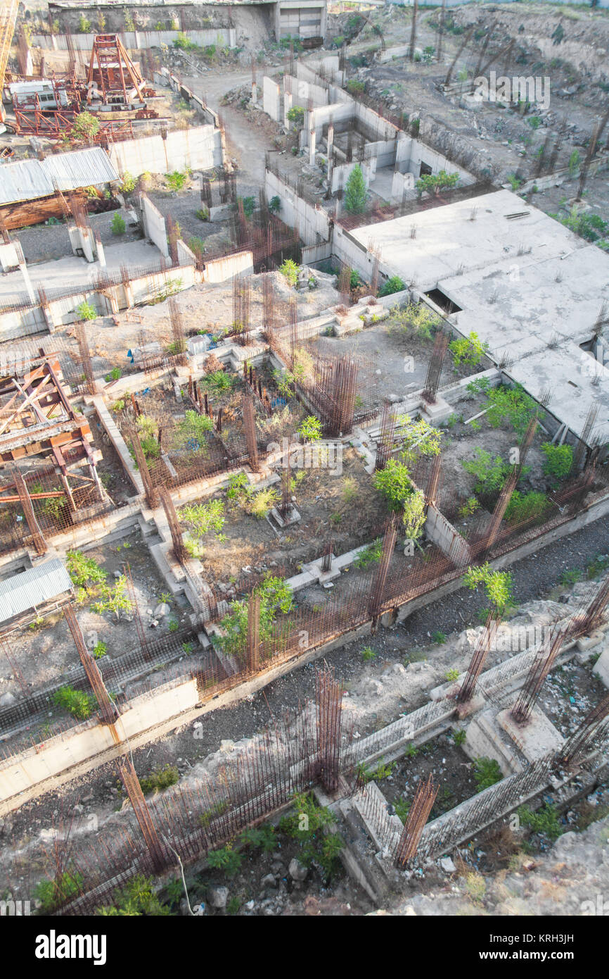 Construction site from above Stock Photo - Alamy