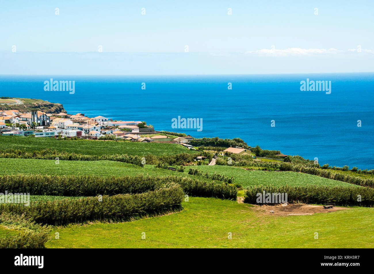 The Azores, Portugal, archipelago in the mid-Atlantic. Dramatic ...