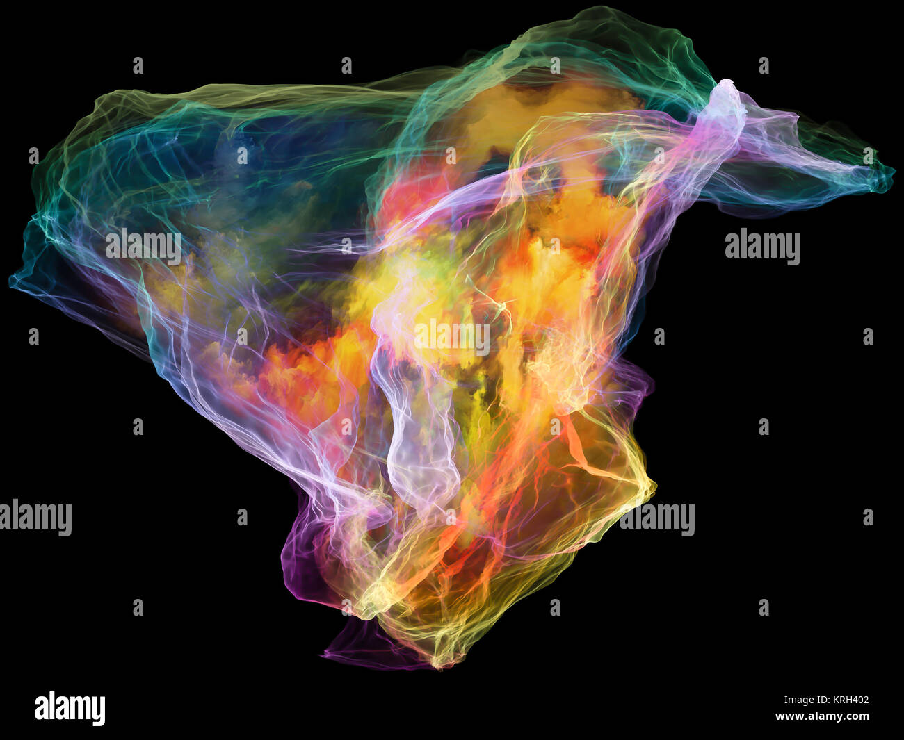 Vision of Mind Particle Stock Photo - Alamy