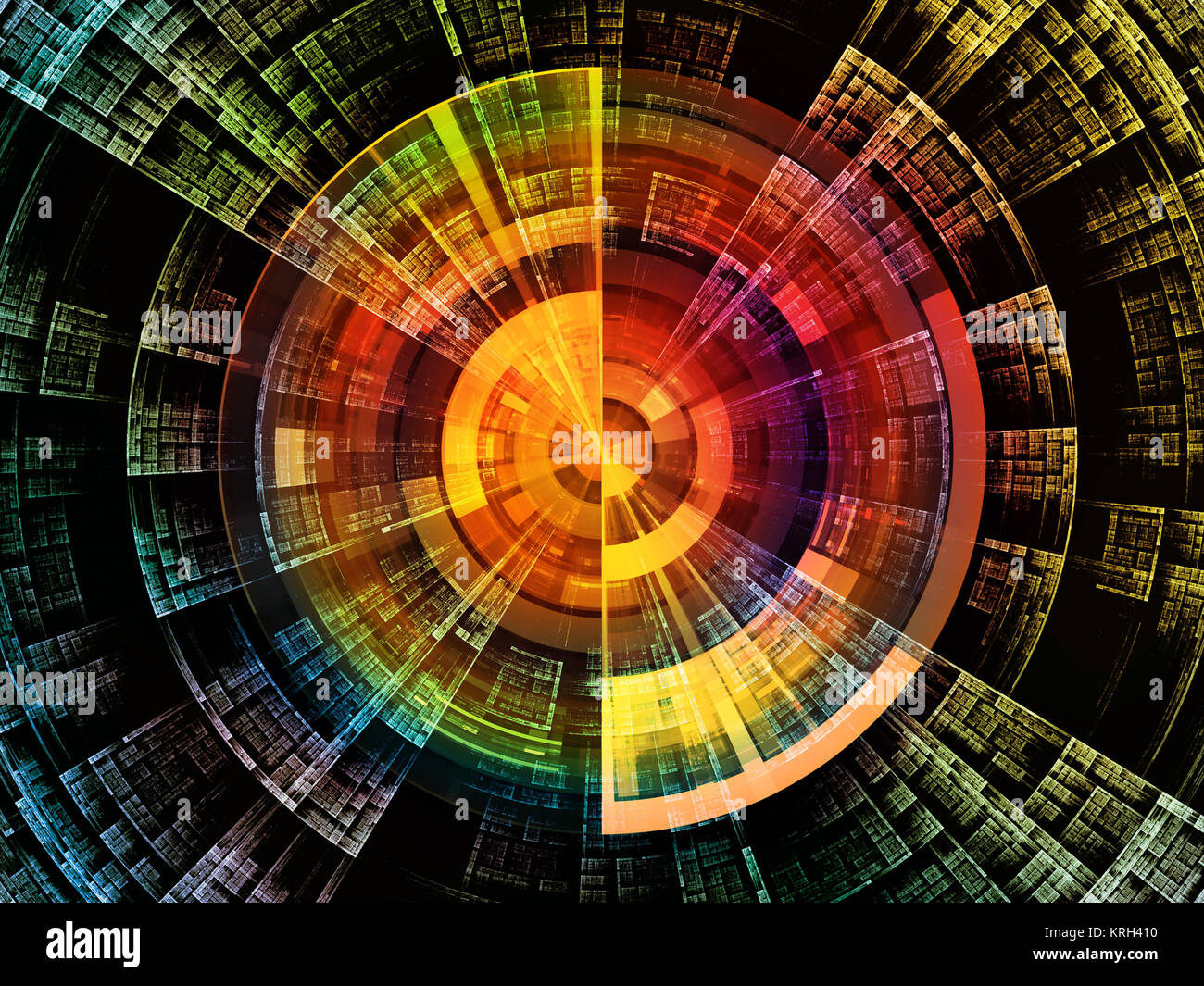 Elements of Circular Destination Stock Photo - Alamy