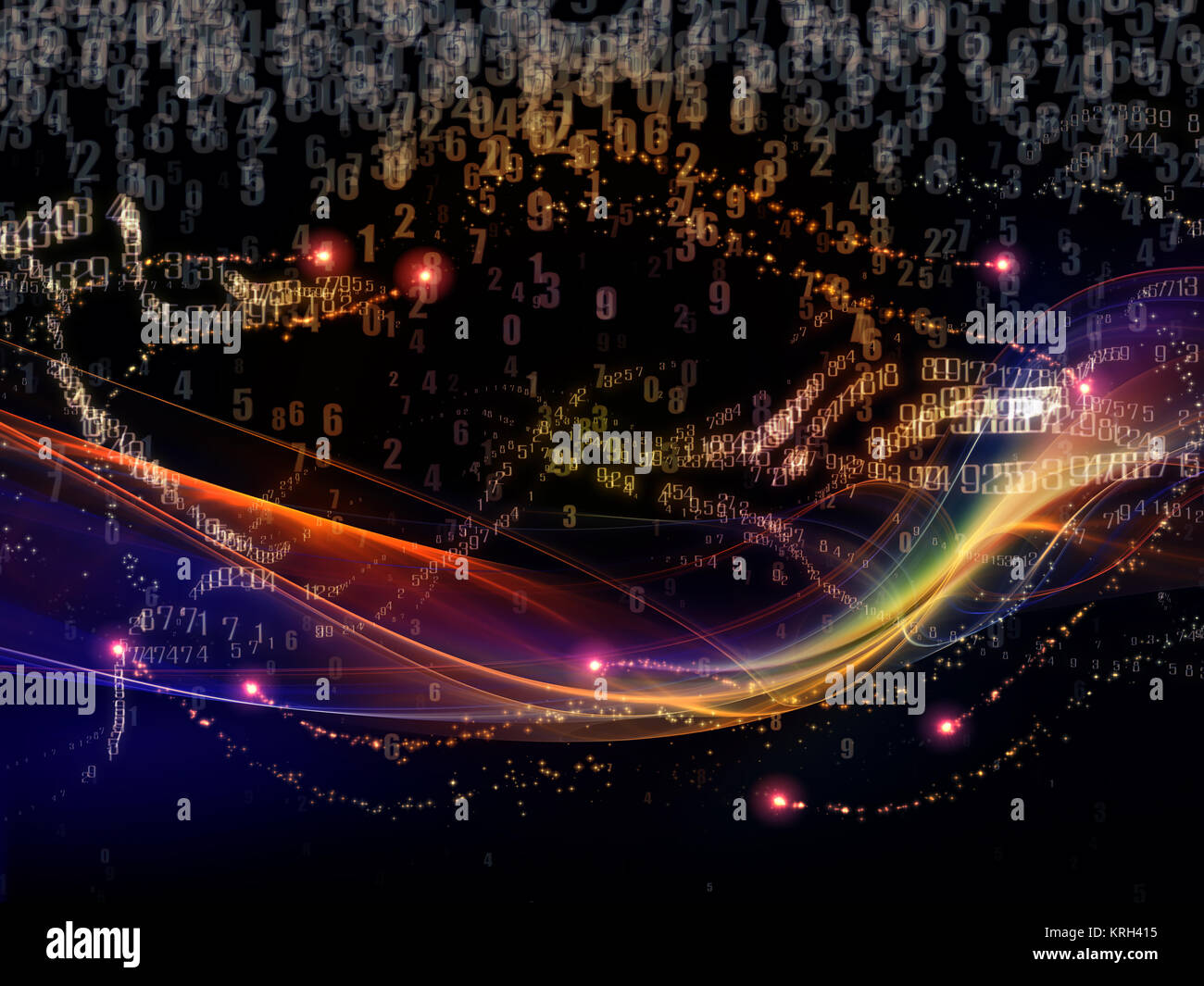 Number waves hi-res stock photography and images - Alamy