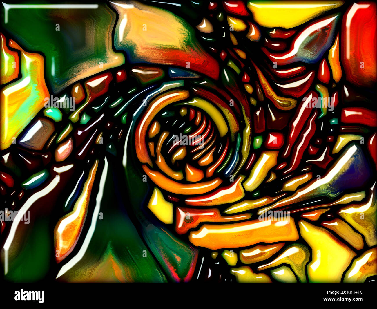 Dynamic stained glass window hi-res stock photography and images - Alamy