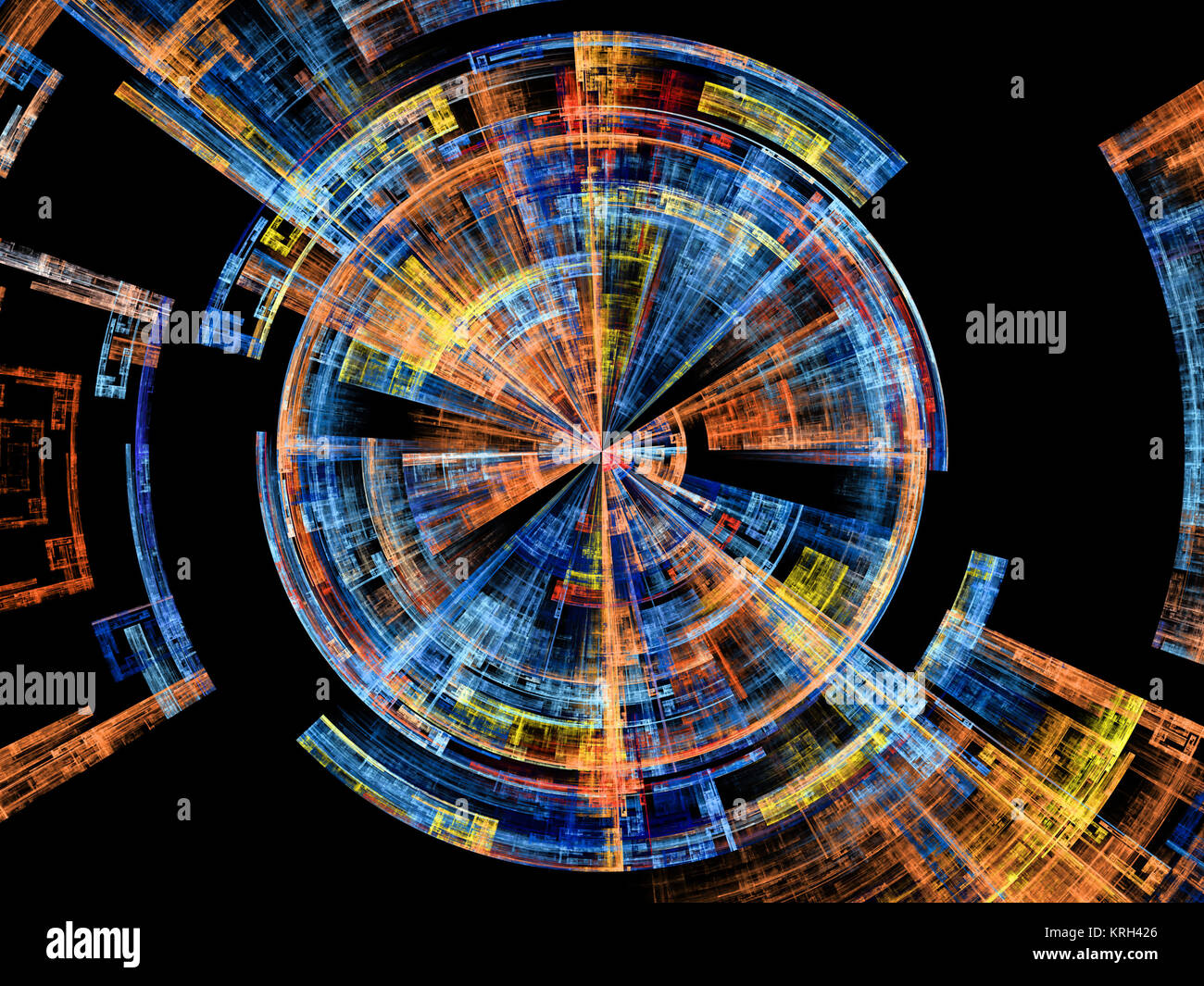 Speed of Vibrant Circle Stock Photo - Alamy