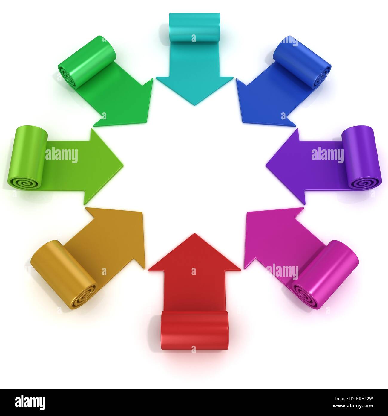 Group directed Cut Out Stock Images & Pictures - Alamy