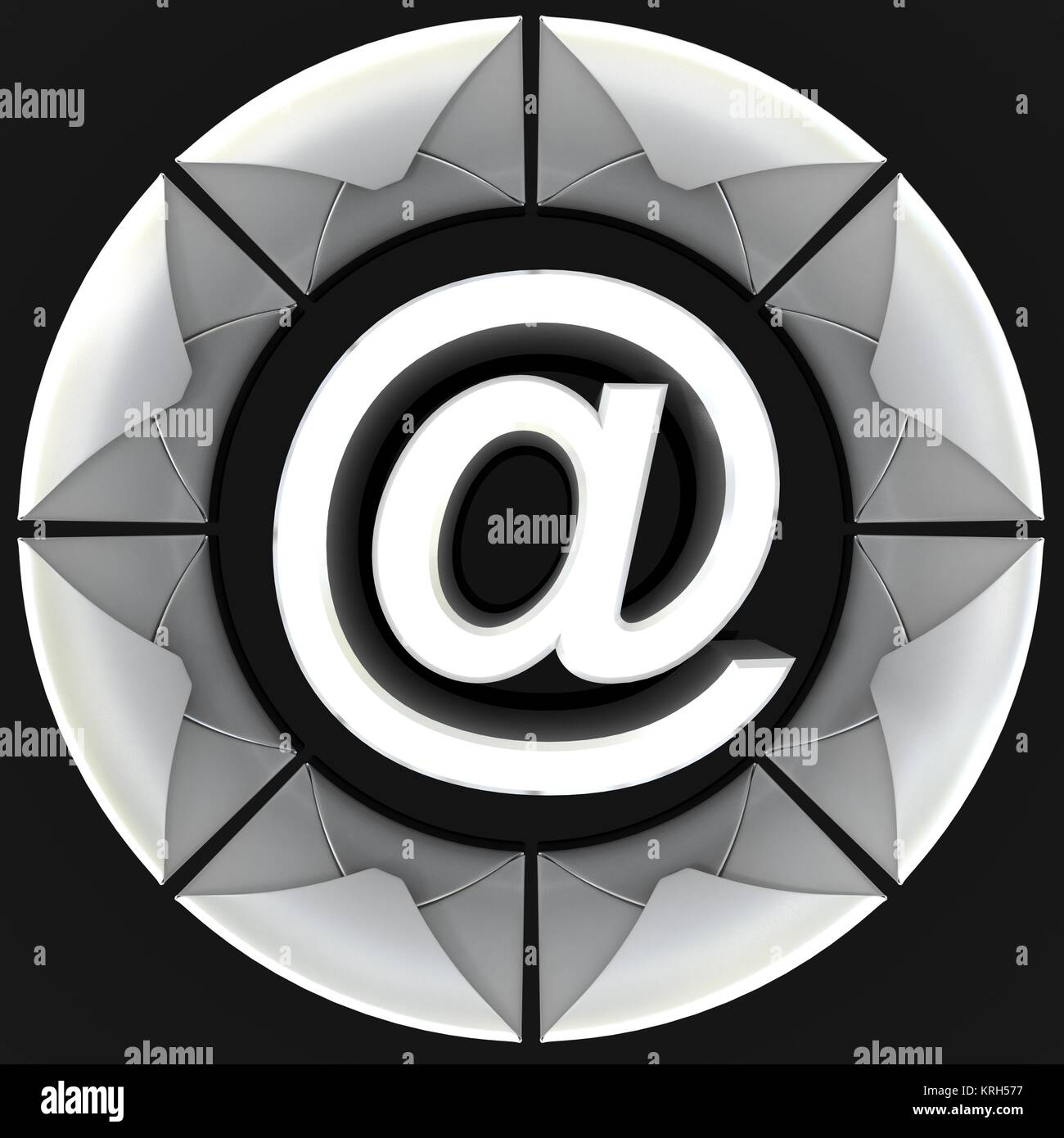 E-mail concept 3D Stock Photo - Alamy