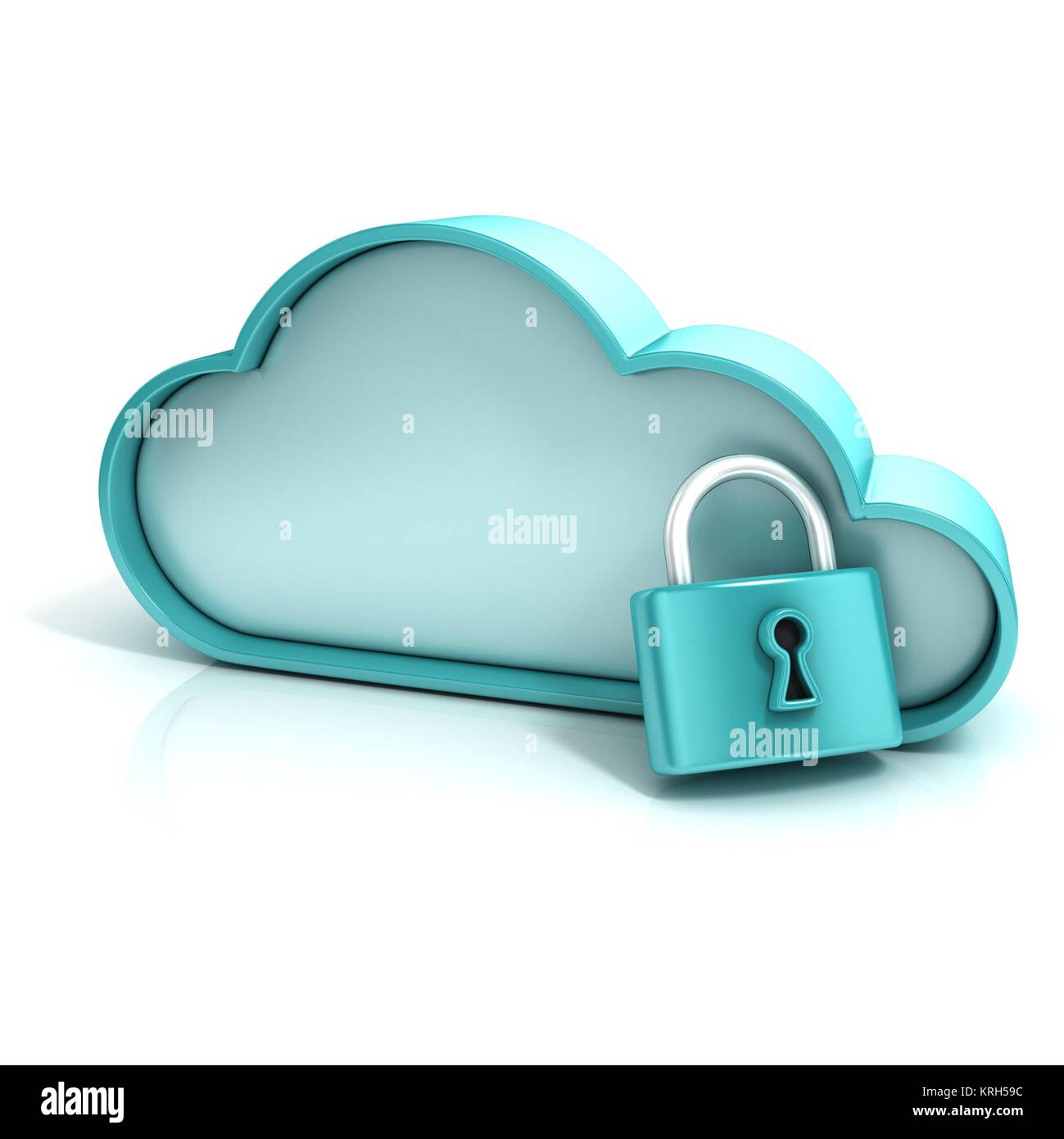 Privacy concept cloud storage Cut Out Stock Images & Pictures - Alamy