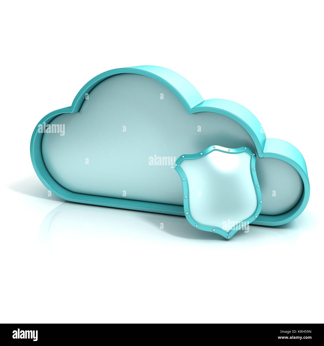 Symbol cloud storage protect Cut Out Stock Images & Pictures - Alamy