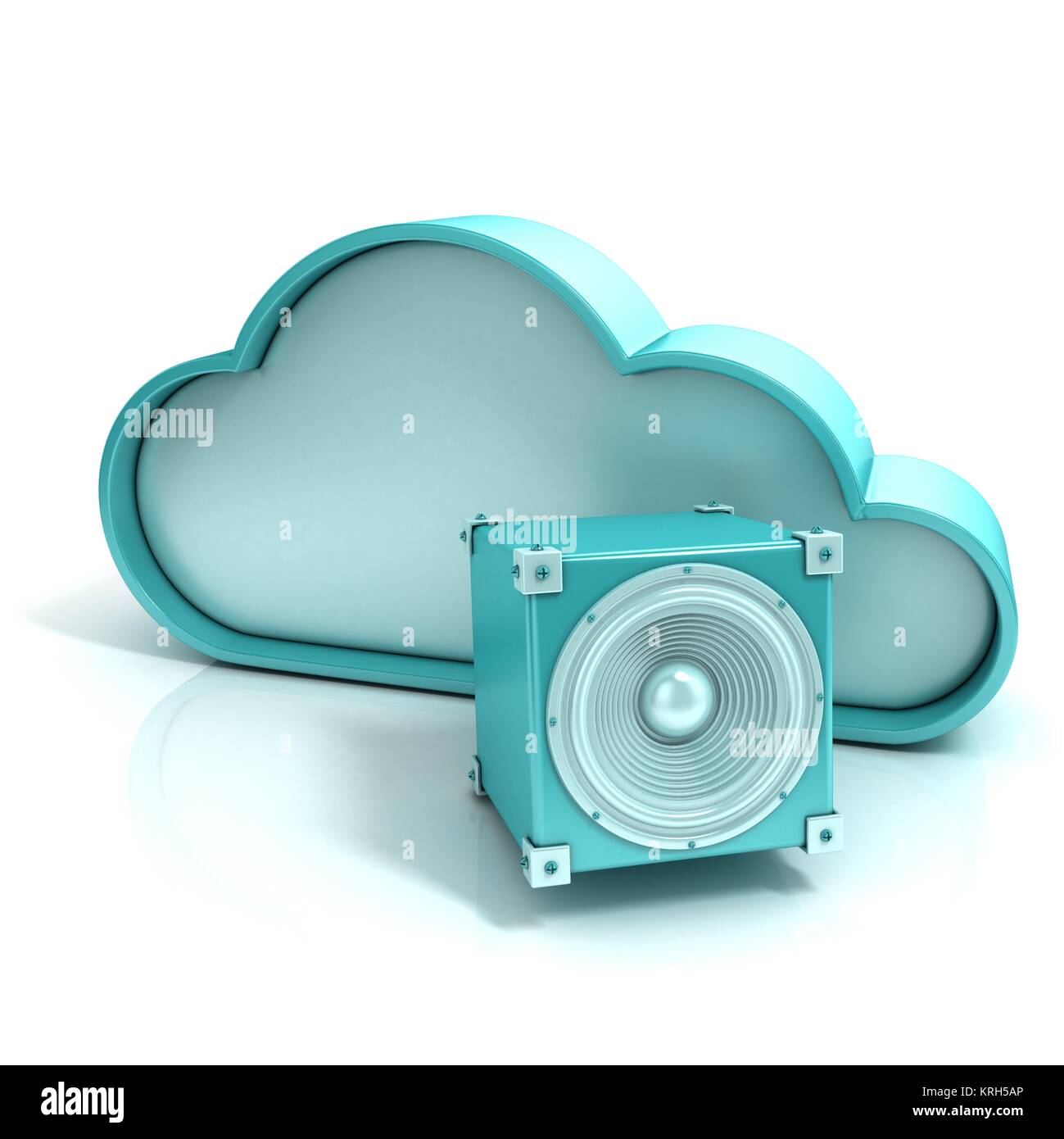 Computer icon music online Cut Out Stock Images & Pictures - Alamy