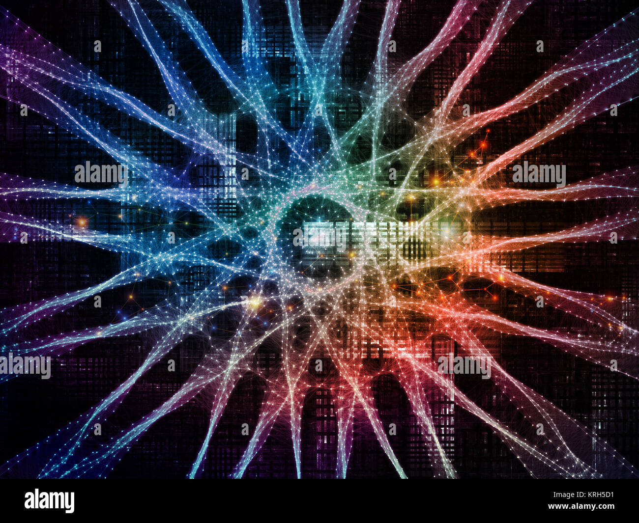 Virtual glow forms hi-res stock photography and images - Alamy