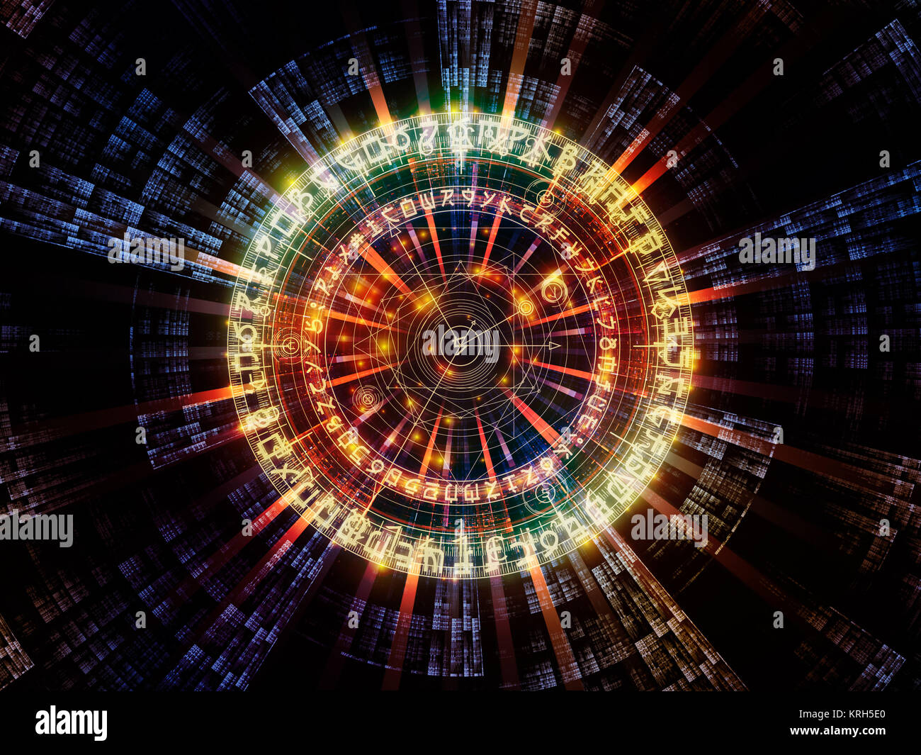 Source of Circular Destination Stock Photo - Alamy