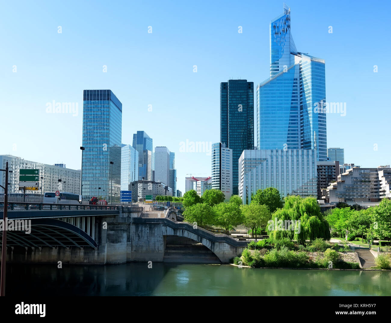 Skyscrapers in Paris Stock Photo - Alamy