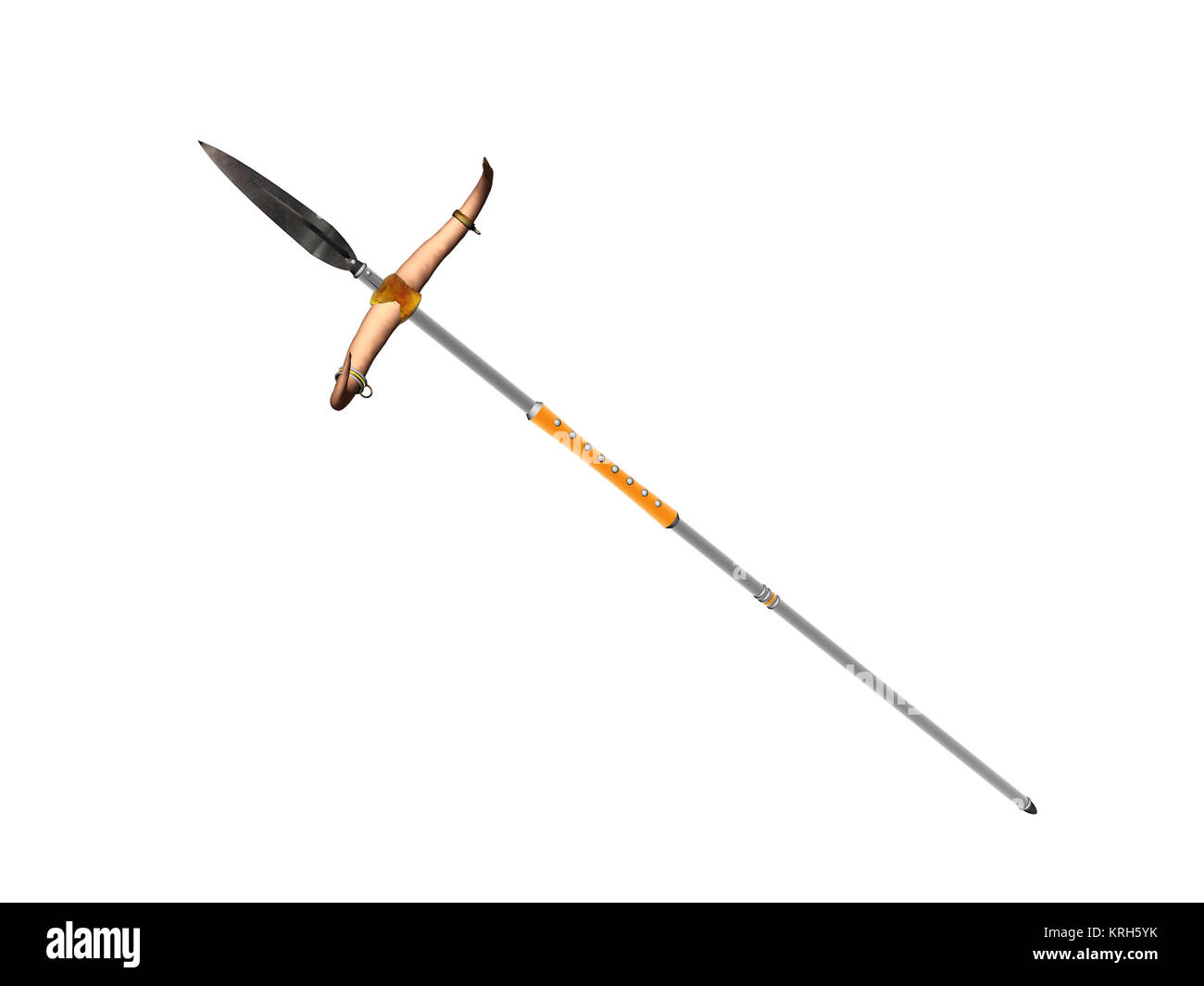 exempted ritual spear Stock Photo - Alamy