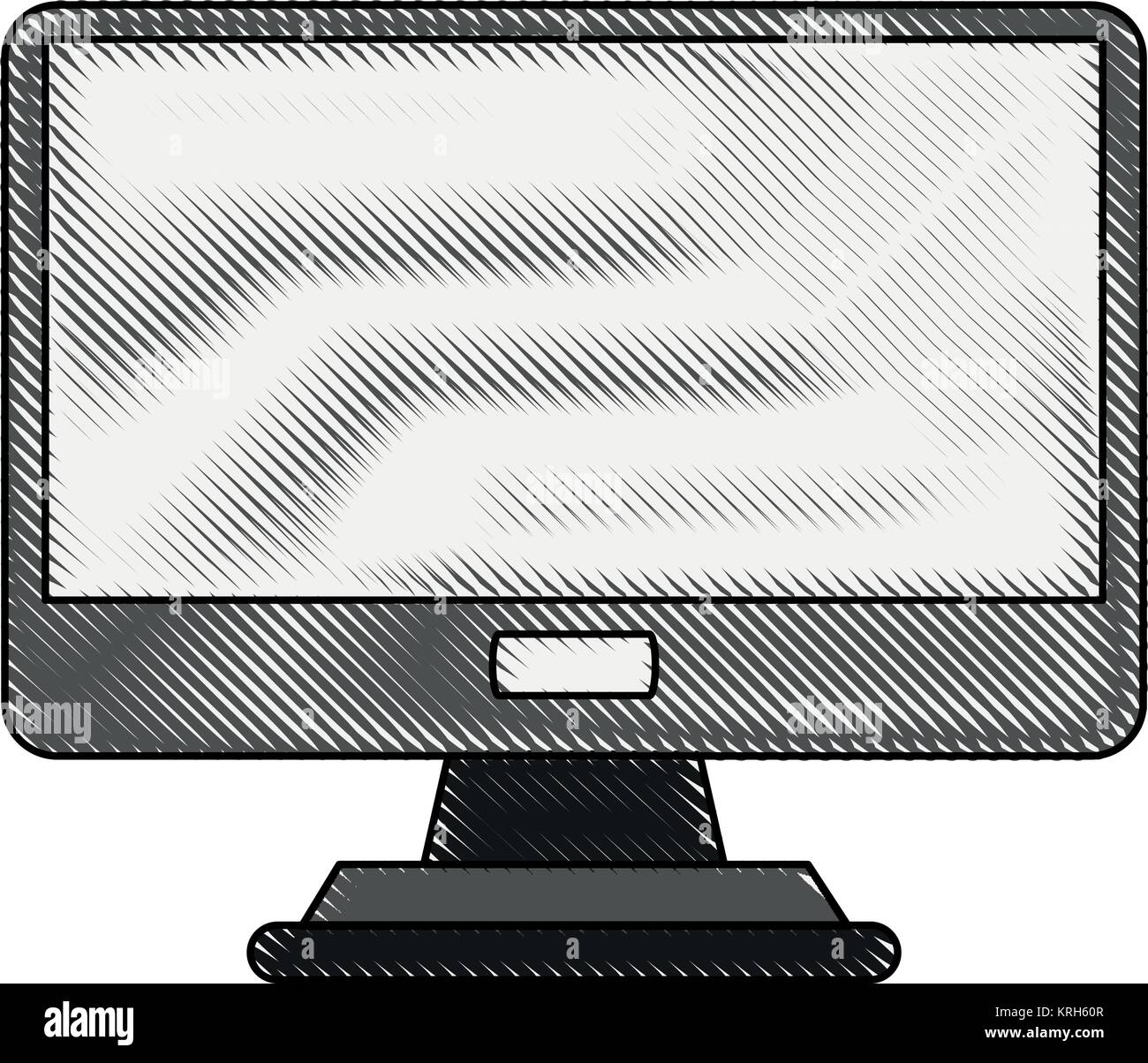 Computer screen isolated Stock Vector Image & Art - Alamy